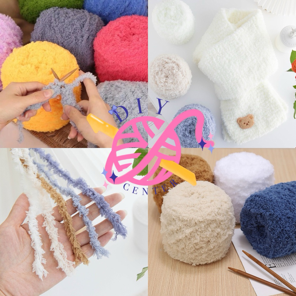 [DIY Center] Towel Knitting Yarn / Coral Fleece Yarn / Bon Bon Knitting ...