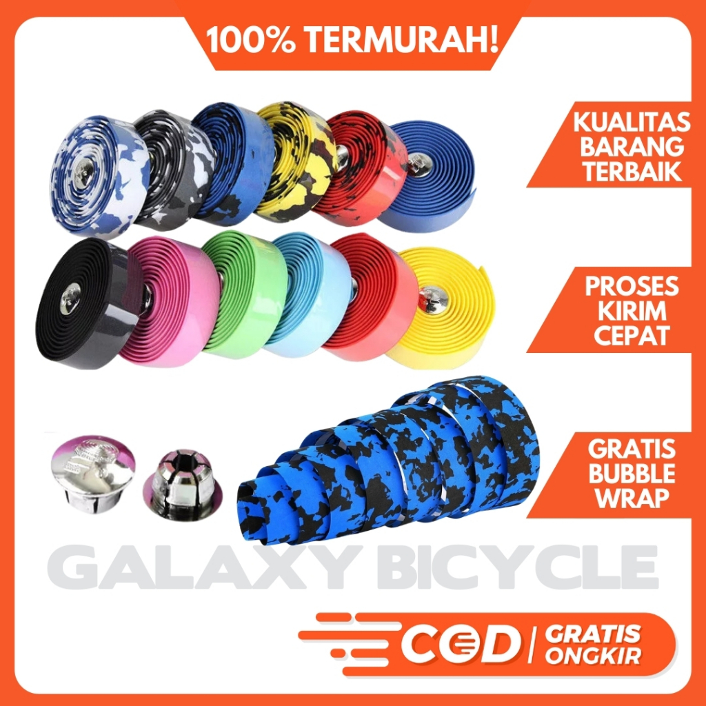 2 Roll Bartape Handlebar Racing Bike Fixie Dropbar Hand Grip Roadbike ...