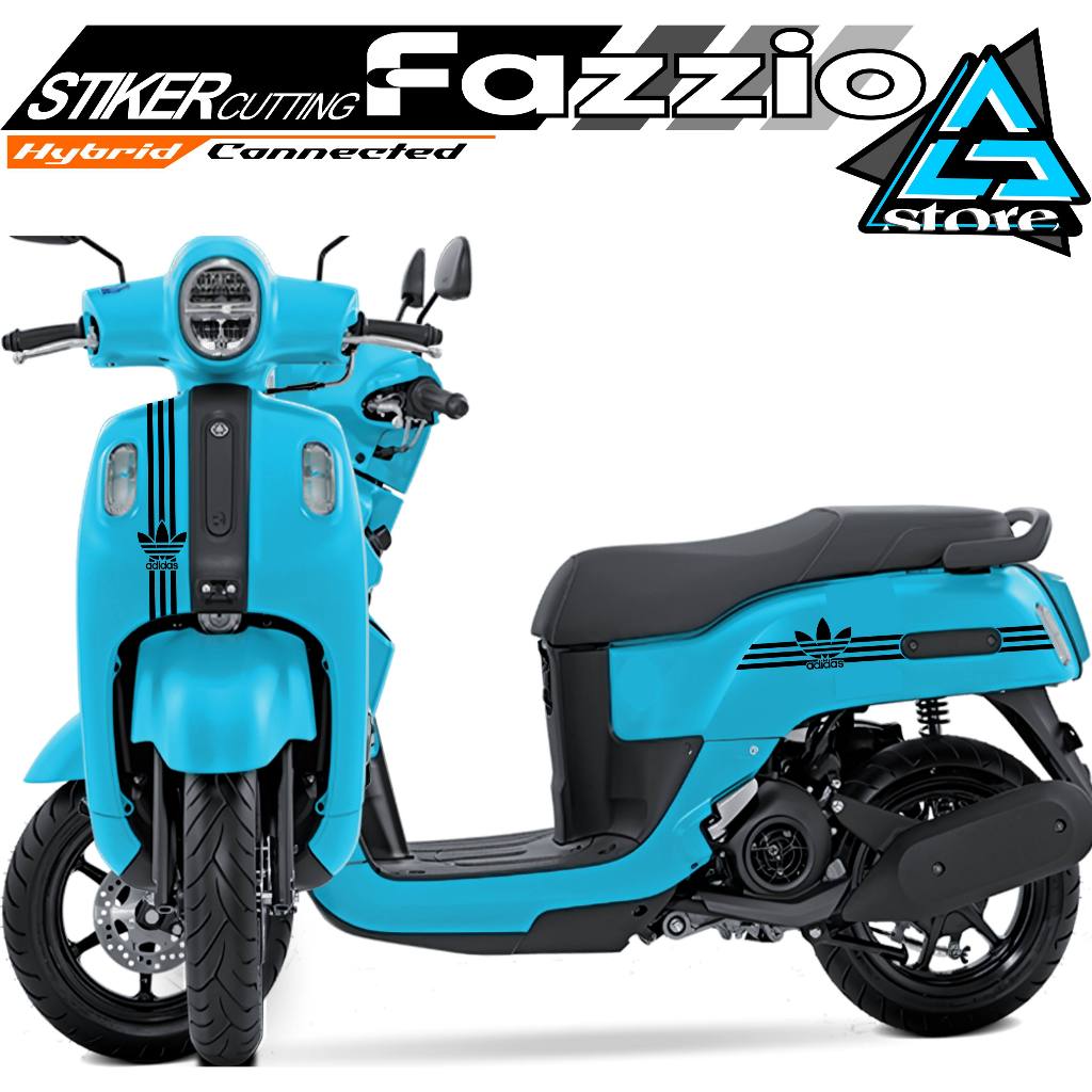 CUTTING STICKER/LOGO STICKER/535/ADIDAS LOGO FAZZIO STRIP/FAZZIO ...