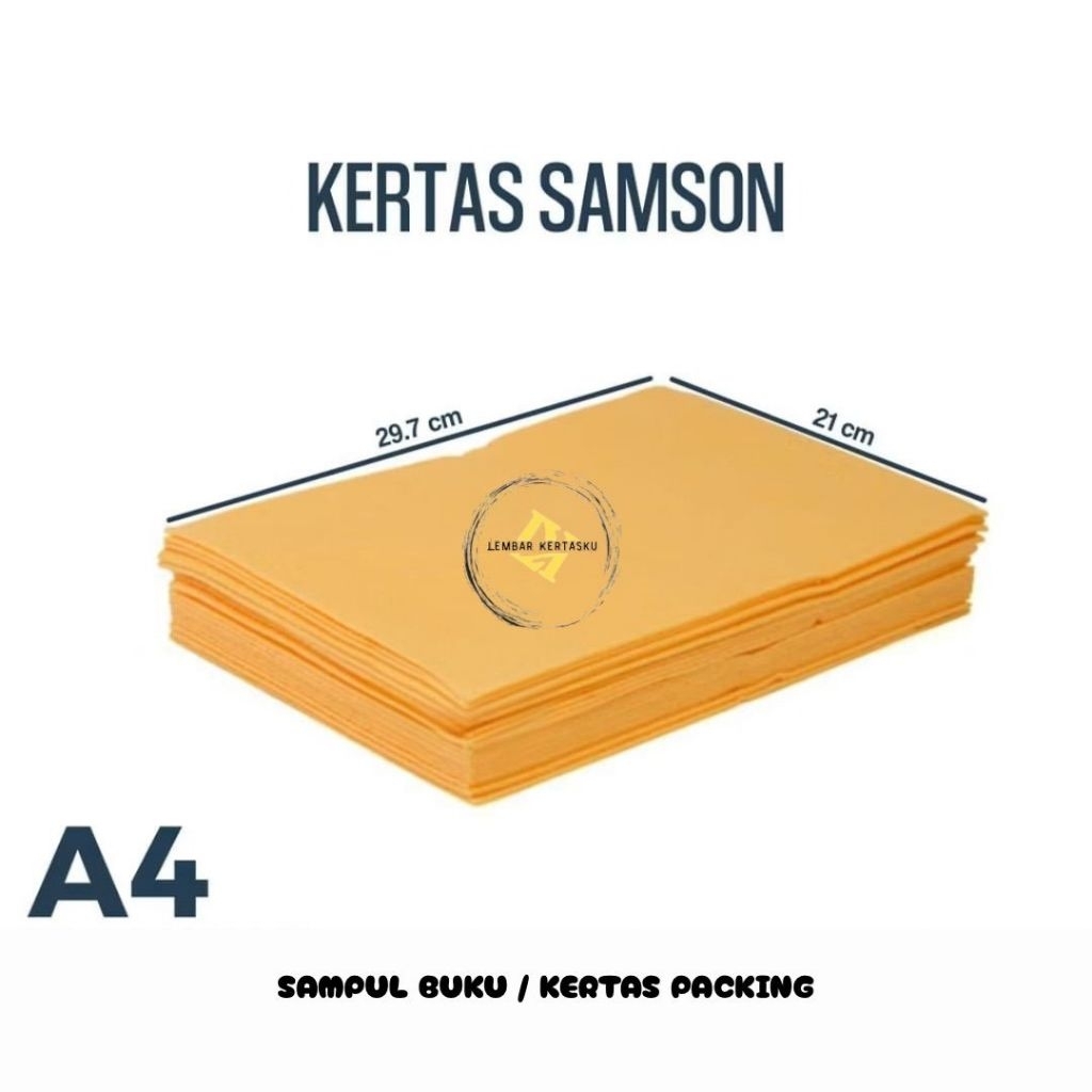 Samson A4 Paper, 250 sheets Samson A4 Paper/ Samson Brown A4 Paper ...