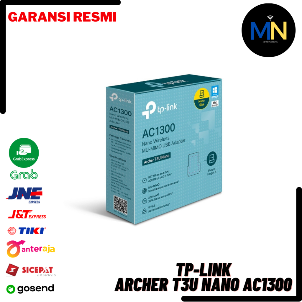 TP-LINK Archer T3U Nano AC1300 Nano Wireless MU-MIMO USB Adapter ...