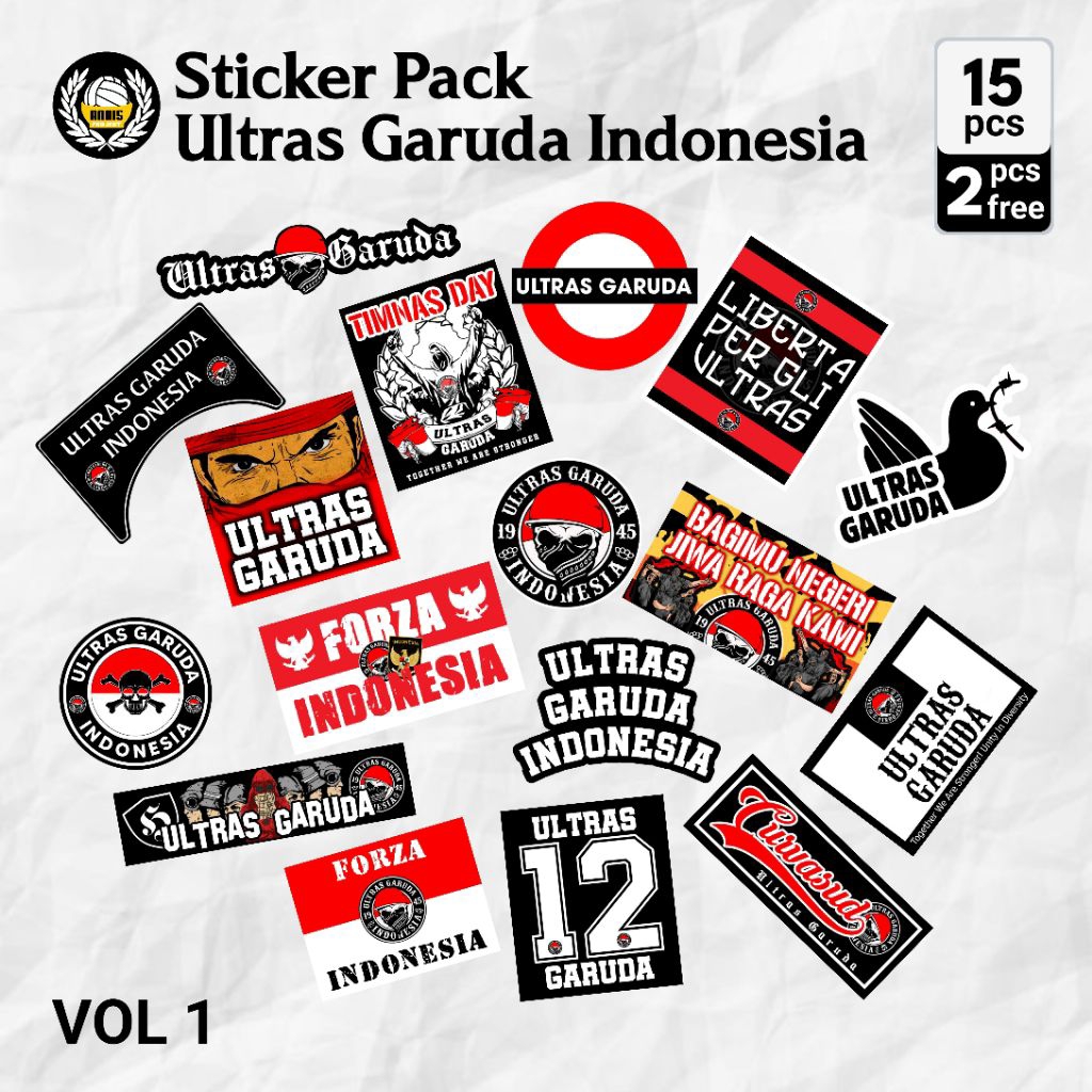 Garuda Indonesia Ultras Sticker Pack | Shopee Singapore