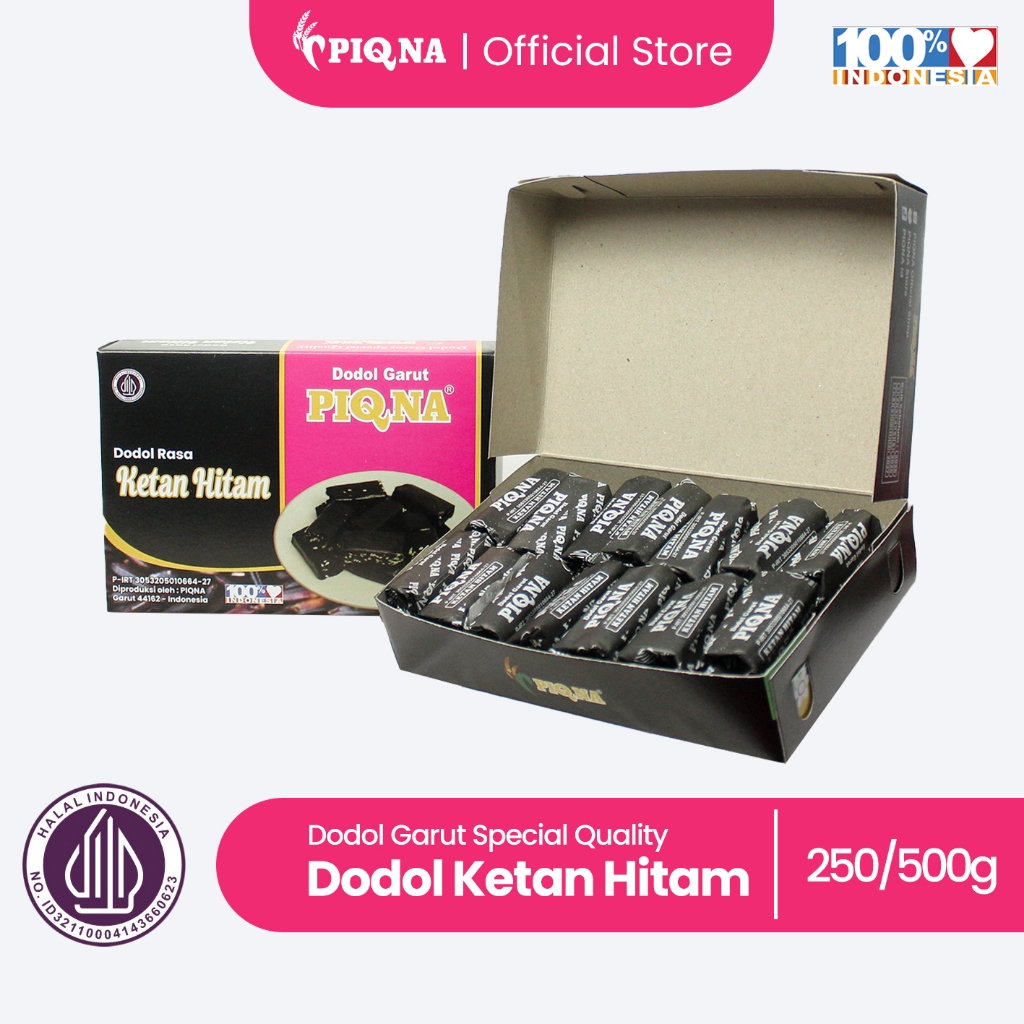 Garut PIQNA Dodol with Black Glutinous Rice Flavor | Garut Dodol ...