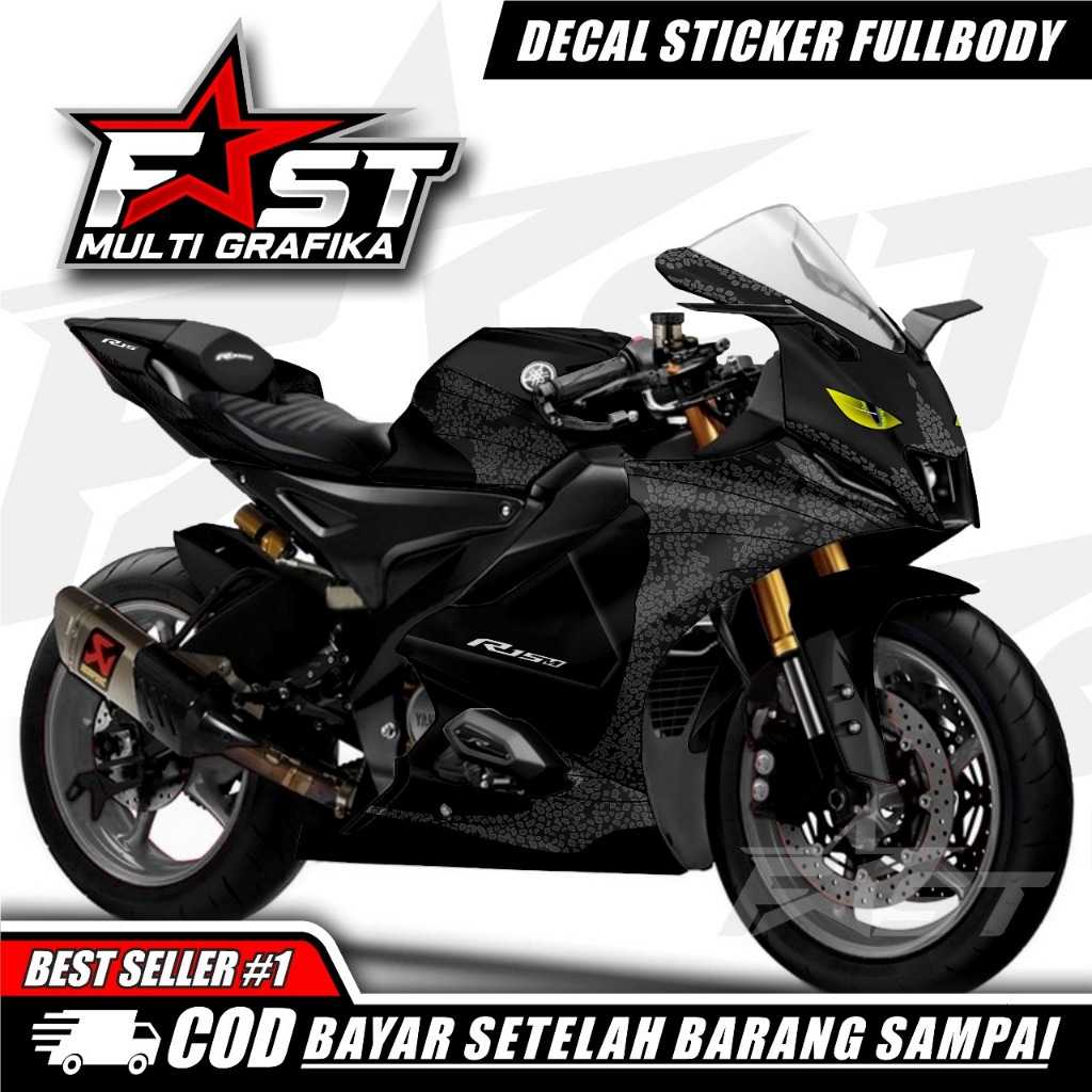 Decal R15 V4 Sticker Striping Fullbody NIGHT FURRY LATEST Decal Yamaha ...