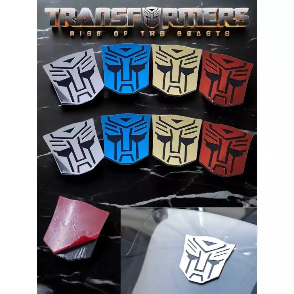 TRANSFORMERS EMBLEM TRANSFOMERS LOGO RAISED LOGO EMBLEM 3D CAR EMBLEM ...