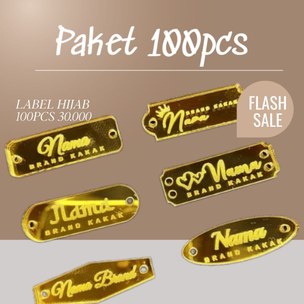 Hijab Labels, Hijab Labels, Clothing Labels, Acrylic Labels | Shopee ...