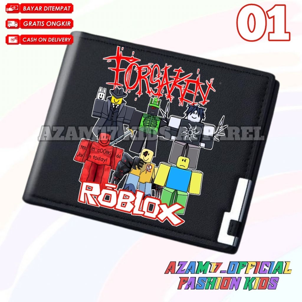 ROBLOX FORSAKEN CHILDREN'S GAME FOLDING WALLET ALL CHARACTERS ...