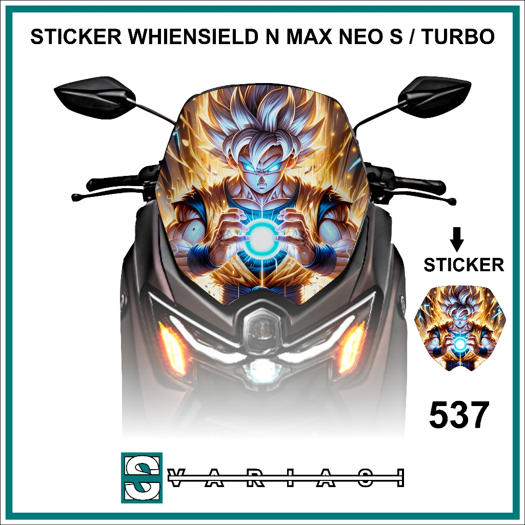 STIKER WINDSIELD N MAX NEO S - TURBO MOTIF 537 - 544 | Shopee Singapore