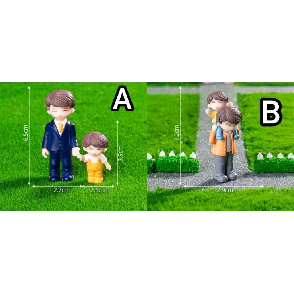 Father and Son Statue Miniature Father and Son Topper Father and Son ...