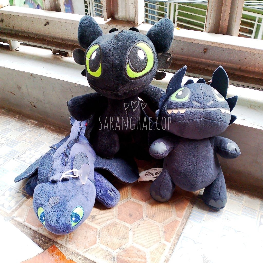 Prelove Naga Dragon Toothless Doll How To Train Your Dragon | Shopee ...