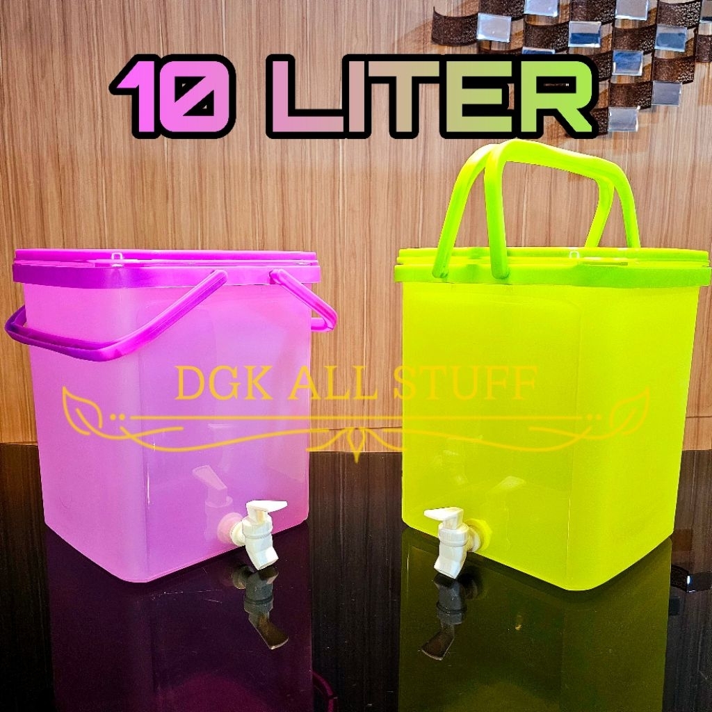 Dispenser Container Holder Gallon Teapot Drinking Water Ice Fruit Tea ...