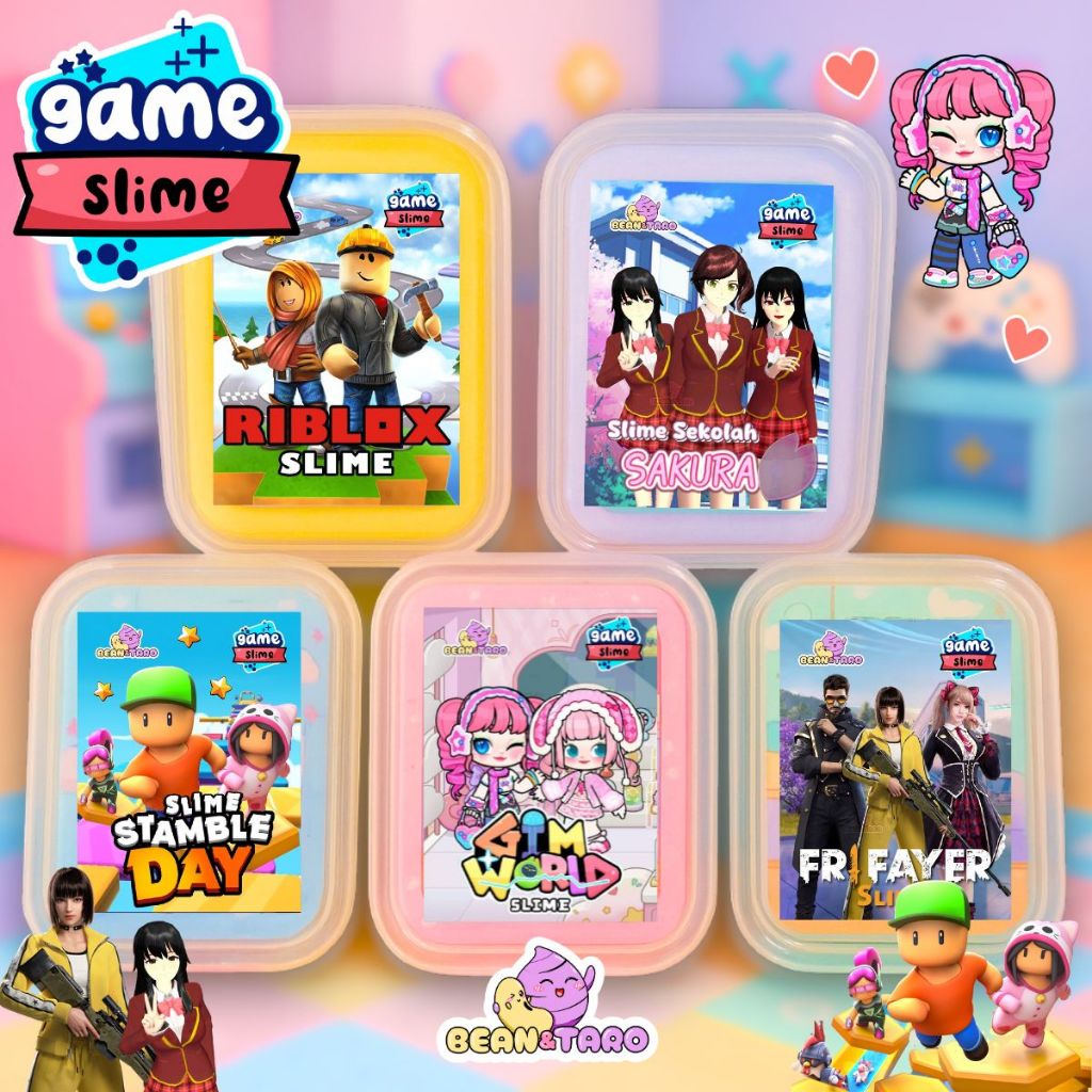 GAME SLIME 200 ML BY SLIME BEANTARO || JIGGLY SLIME || BINTARO || Game ...