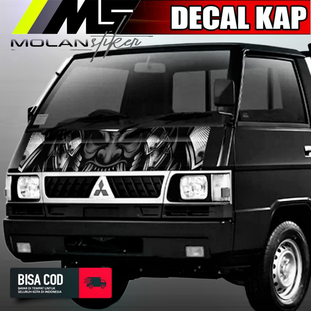 Decal Sticker Striping Variation Front Cabin L300 Pickup Decal/ Hood ...