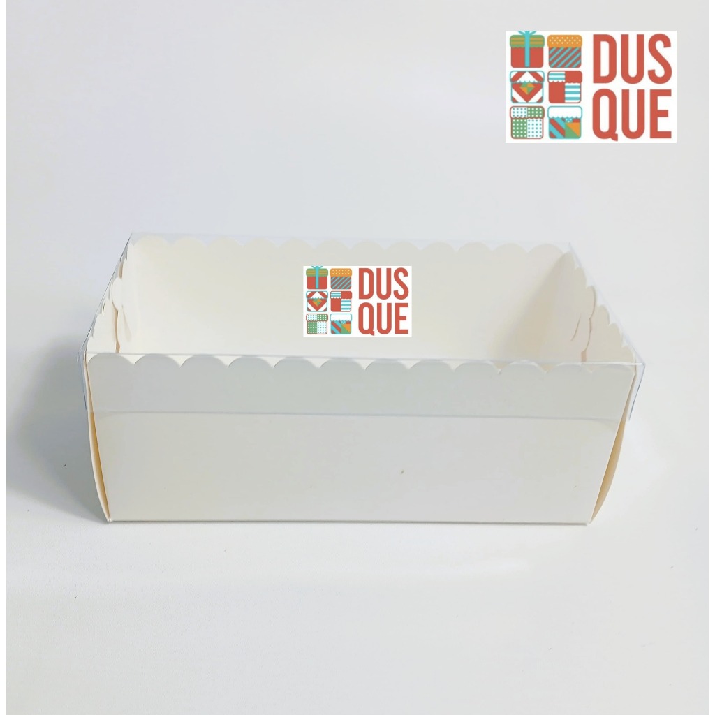 Plain White Laminated Ivory Cake Box Box 11x22x8cm Premium Ivory ...