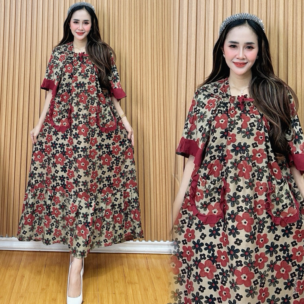 Homedress Daster super jumbo all size Fuji Long latest contemporary ...