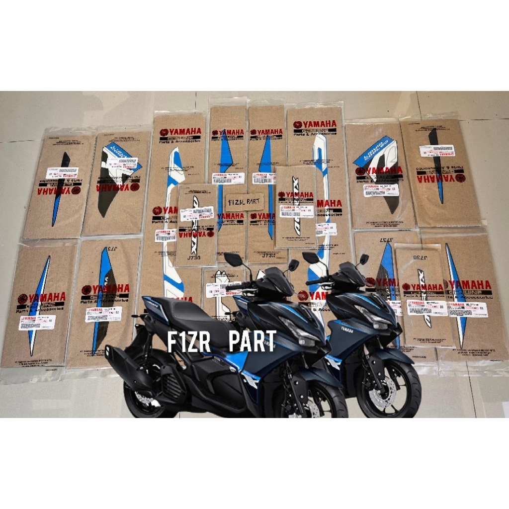 STRIPING GRAPHIC AEROX ALPA STANDARD DOFF DOOF MAT BLUE METALLIC 3 2025 ...