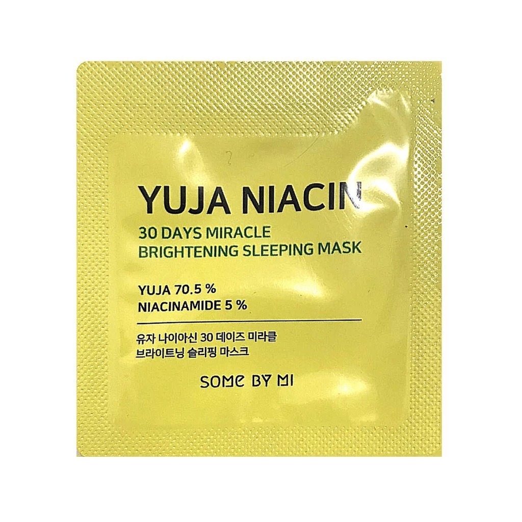 SOME BY MI - Yuja Niacin 30 Days Miracle Brightening Sleeping Mask 1ml ...
