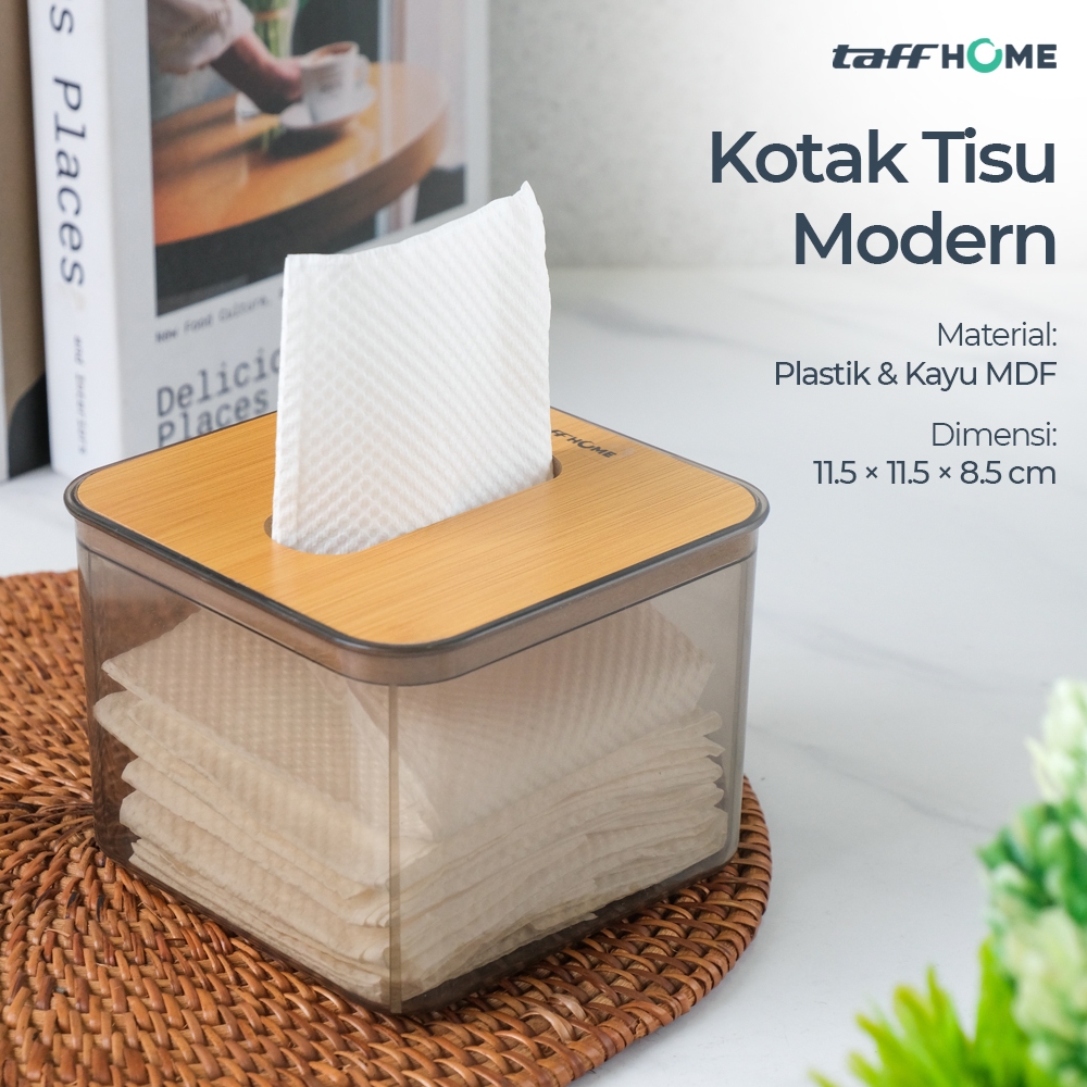 Modern Plastic Facial Paper Container Transparent Aesthetic Tissue Box ...