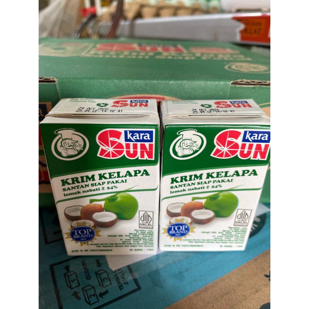 Sun Kara Coconut Milk Box 110ML (1 box 24 pcs) | Shopee Singapore
