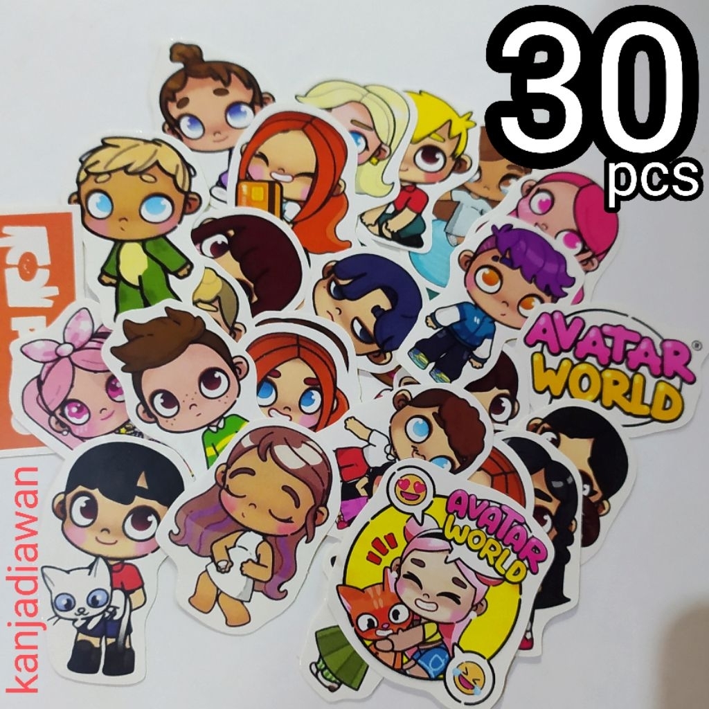 Pazu Stickers 30 pc Avatar World Sticker set | Shopee Singapore