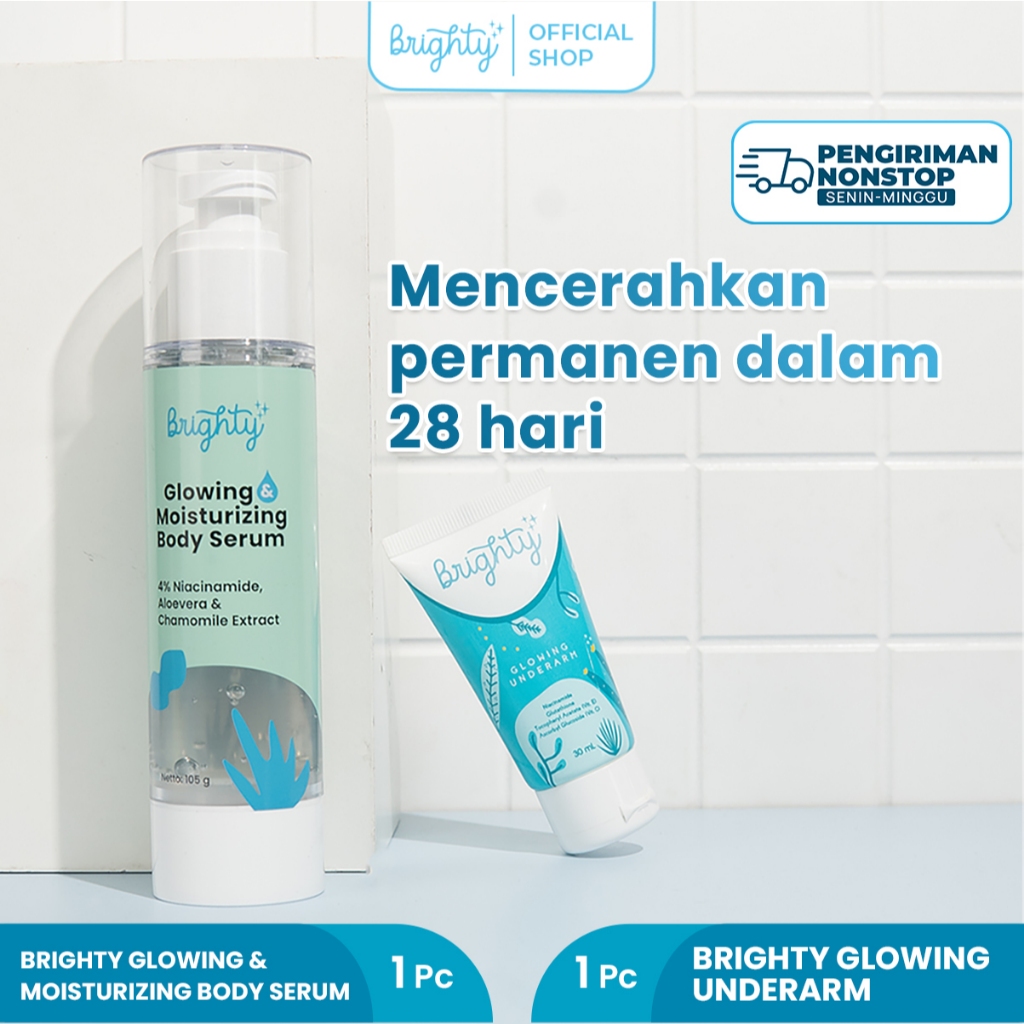 Brighty Glowing Underarm & Moisturizing Body Serum Brightens Dark skin ...