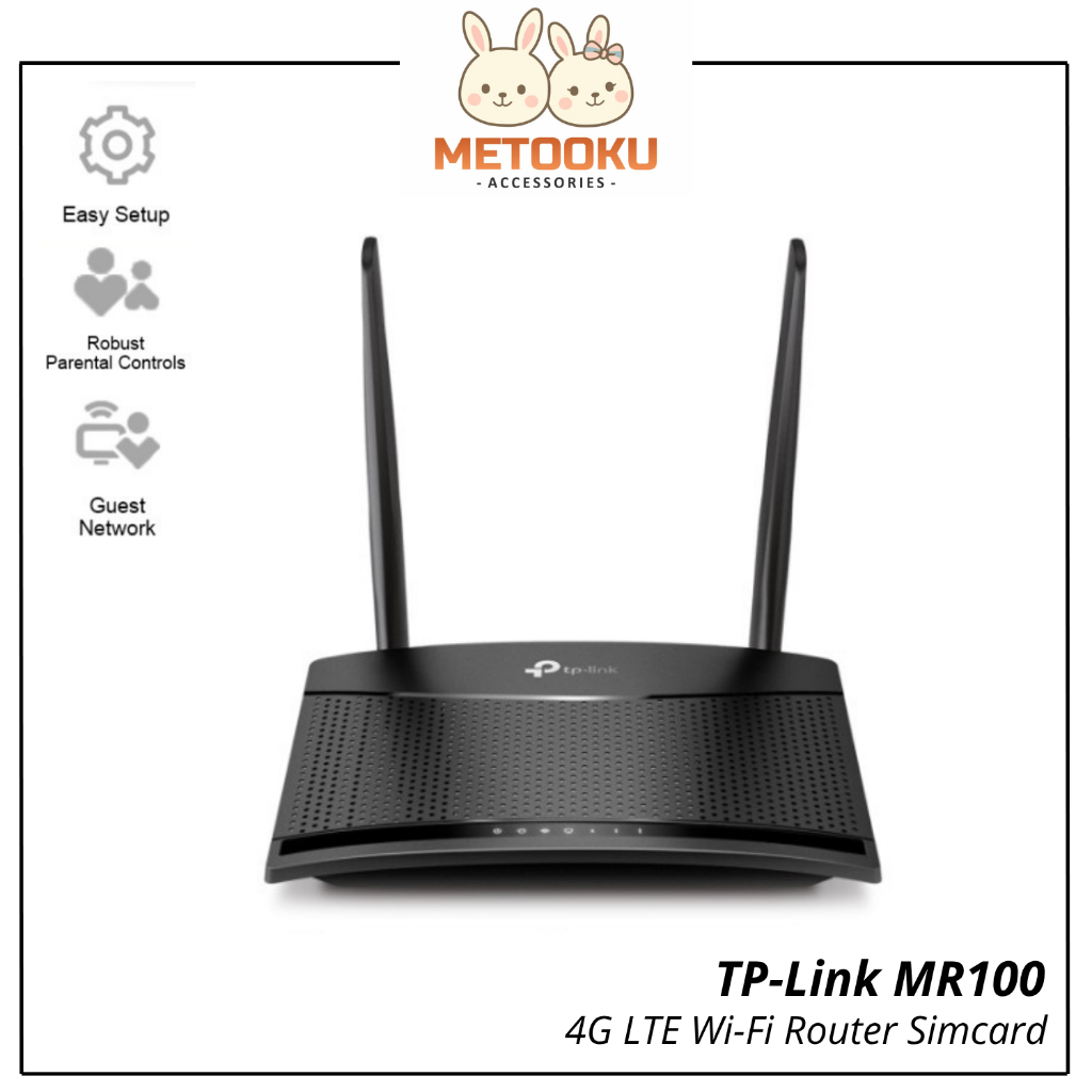 TP-Link TL-MR100 4G LTE Router 300 Mbps Wireless Router SIM Card All ...