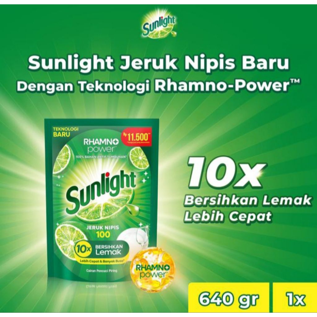 Sunlight Lime rhamno power 640g | Shopee Singapore