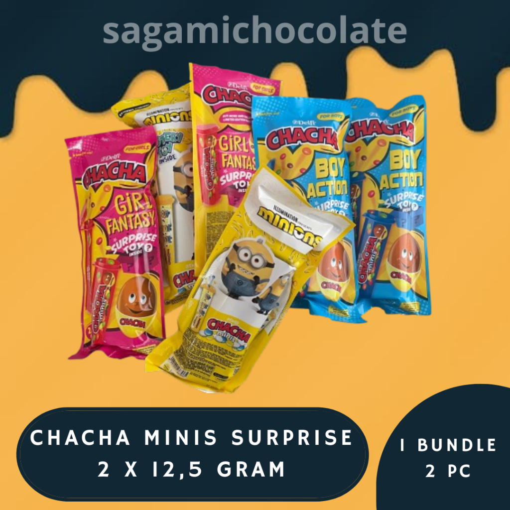 CHA CHA MINIS SURPRISE 2 x 17 GR FREE TOY (1 PC) | Shopee Singapore