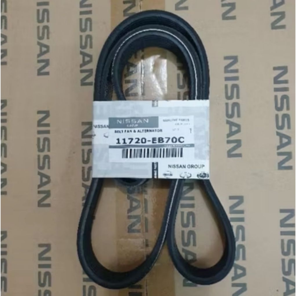 Fanbelt Alternator Fan Belt Fan Belt Nissan Navara D40 Original OEM ...