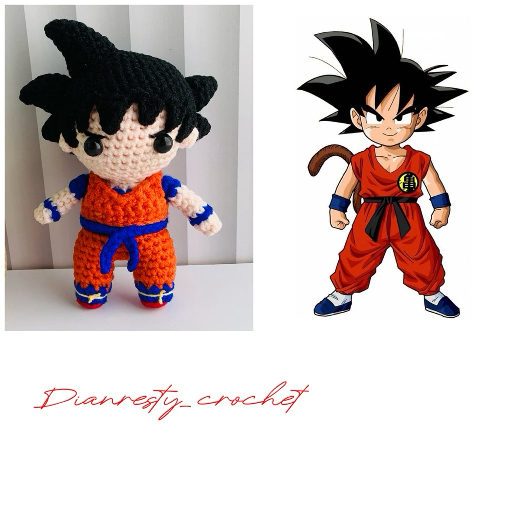 Goku_Dragonball | Goku Amigurumi | Goku Crochet | Goku Figure | Anime ...