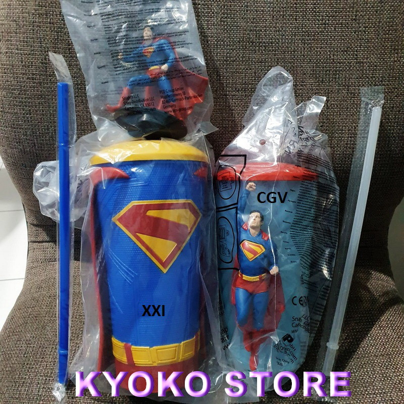 Superman Movie Exclusive Merchandise XXI Cinema Tumbler Superman Cup ...