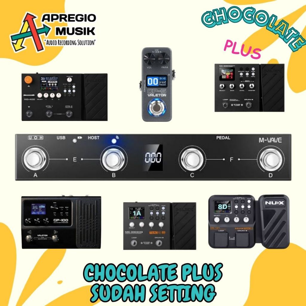 M-vave Mvave Chocolate Plus already set effect NUX VALETON etc. MG101 ...