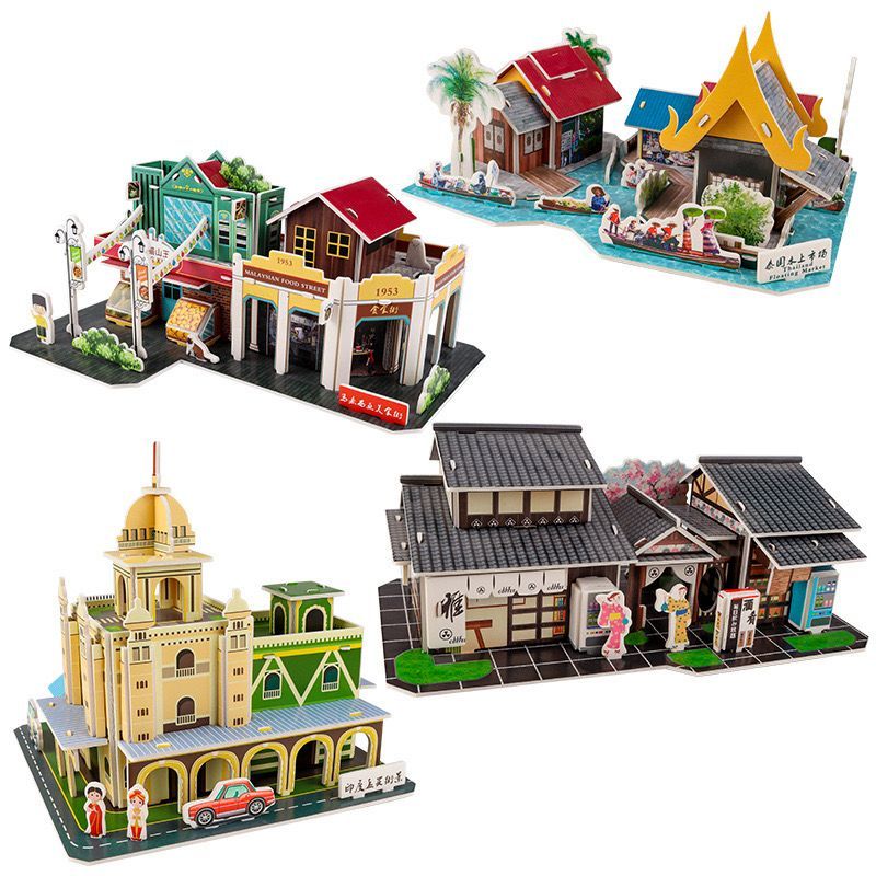 DIY Asian Style Series 3D Foam Puzzle Japanese/ | Shopee Singapore
