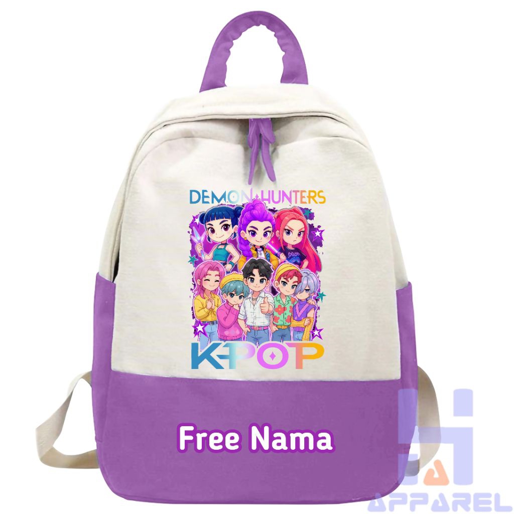 CHILDREN'S BACKPACK HUNTRIX CHARACTER ONLY BOYS KPOP DEMON HUNTERS FREE ...