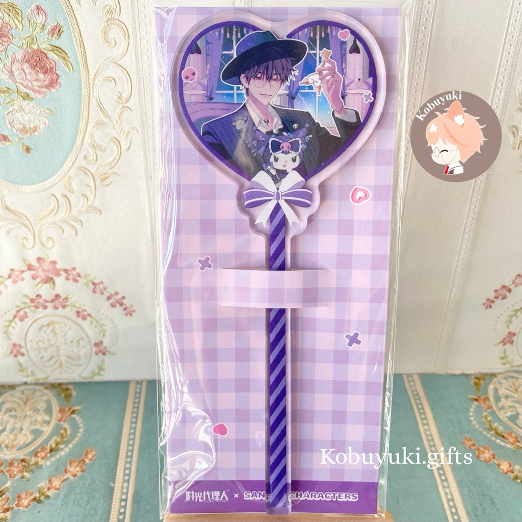 OFFICIAL Link Click x Sanrio Acrylic heart stick ornament liu xiao ...