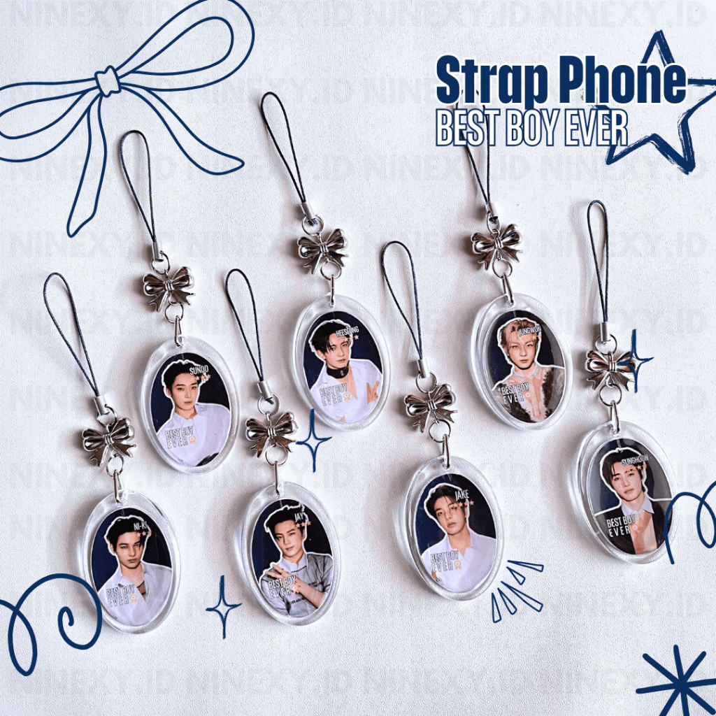 GANTUNGAN HP Enhypen phone strap best boy ever cell phone key chain ...