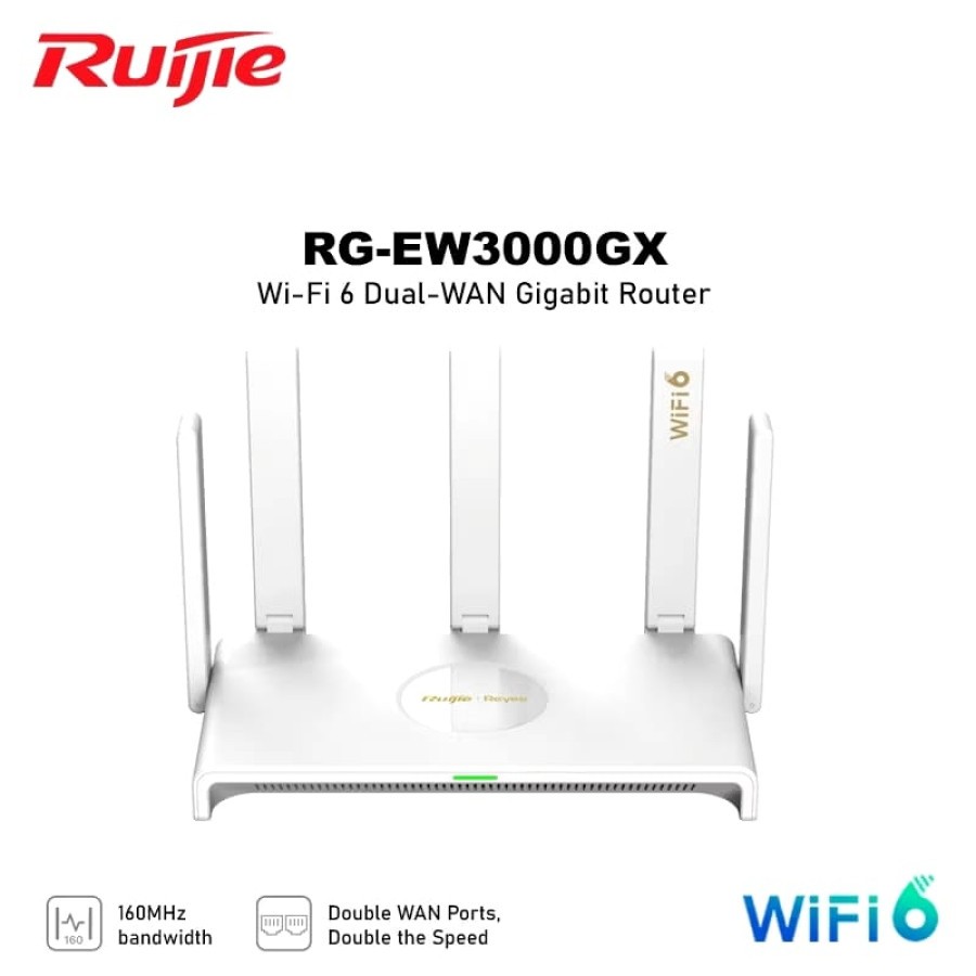 Ruijie Reyee RG-EW3000GX Wi-Fi 6 AX3000 Dual Band Gigabit Wireless Mesh ...