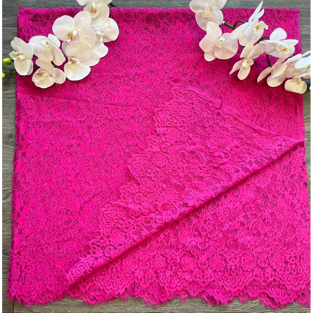 Zetta Premium Cord Lace Fabric Premium Brocade Fabric Imported Semi ...