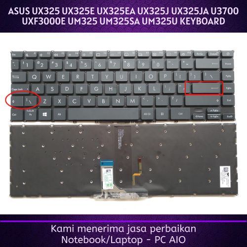 ASUS Zenbook 13 UX325 UX325E UX325EA UX325J UX325JA U3700 UXF3000E ...