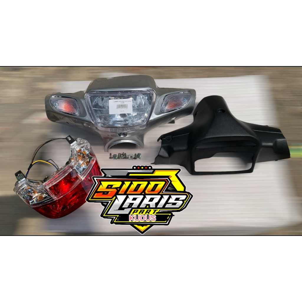 MERAH FRONT AND REAR HEADSHELL SET OF YAMAHA VEGA R NEW LIGHTS BLACK ...