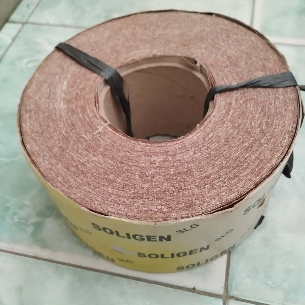 Soligen 240 cloth sandpaper roll (roll = 50 m) | Shopee Singapore