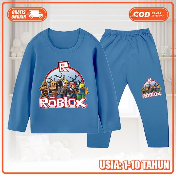 Roblox Long Sleepwear for Boys and Girls Ages 1-10 Years 1939 | Shopee ...