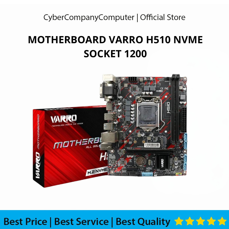 MAINBOARD H510 VARRO - MOTHERBOARD VARRO H510 Socket LGA 1200 Intel ...