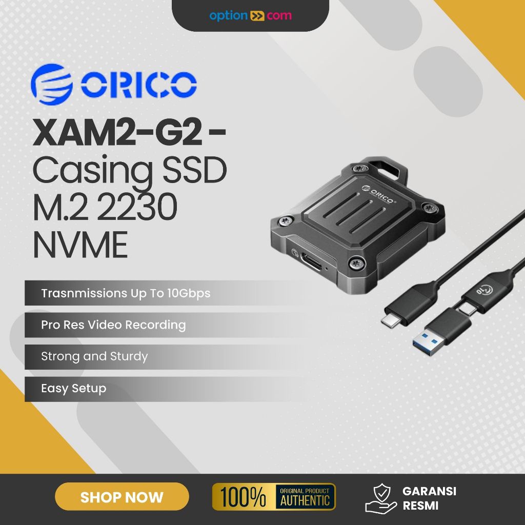 ORICO XAM2-G2 M.2 NVMe 2230 M2 2230 SSD Enclosure 2 in 1 Cable Military ...