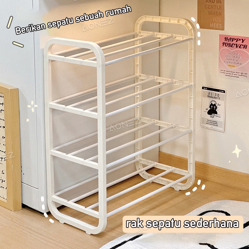 Multipurpose Stacking Shoe Rack Portable Slipper Rack Minimalist Shoe ...