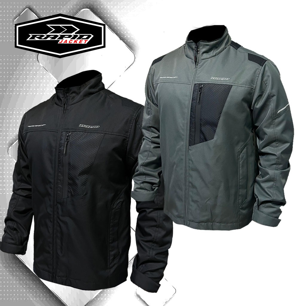 HP RAPID INFINITY premium men's daily motorcycle jacket with thick ...