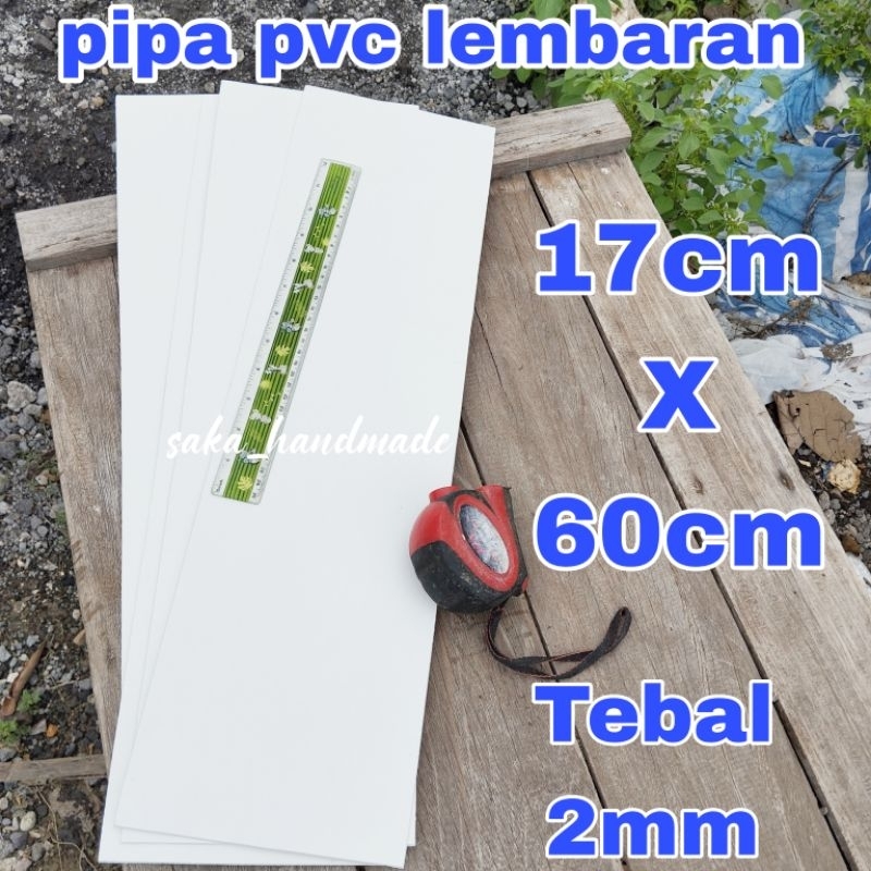 Pipe/pvc Sheet (17cm X 60cm) 2mm Thick | Shopee Singapore
