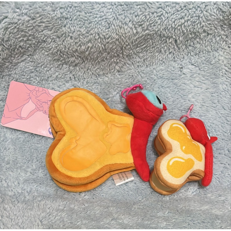 TOKYO DISNEY RESTORT Alice in Wonderland BUTTER FLY Toast PLUSH 2 Pcs ...