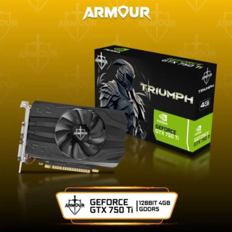 Vga NVIDIA ARMOR GTX 750TI 4GB DDR5 128BITT | Shopee Singapore