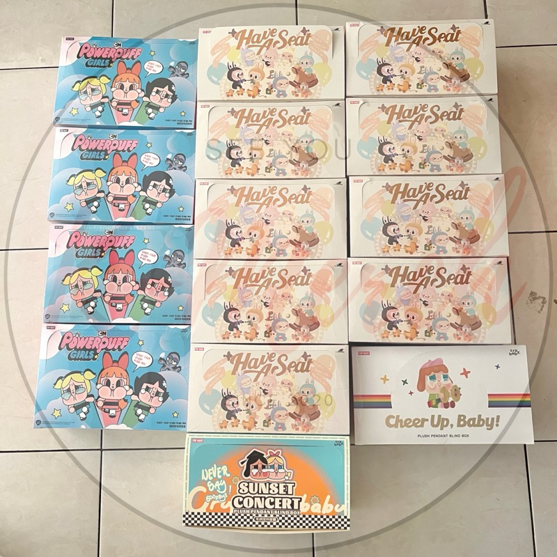 Pop MART LABUBU CRY baby Exciting Macaron Have A Seat Fall in Wild ...